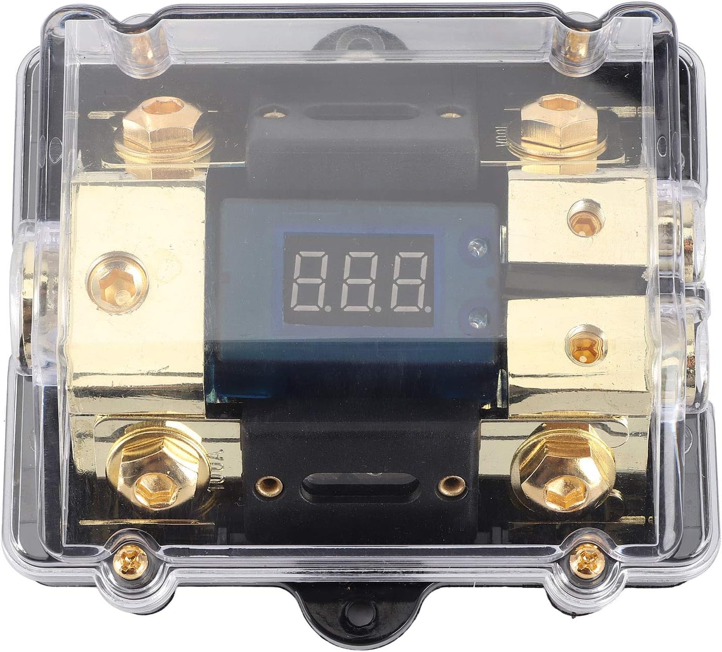 Fuse Holder Box, Transparent Cover Fuse Holder Block 100A Fuses 1 In 2 ...