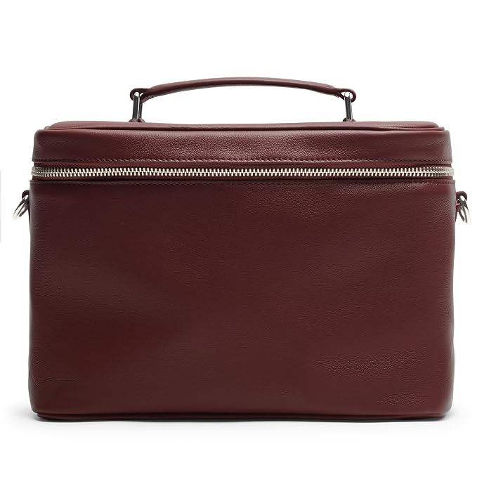 Amazon.com : Leatherology Bordeaux XL Train Case – Full-Grain Leather ...