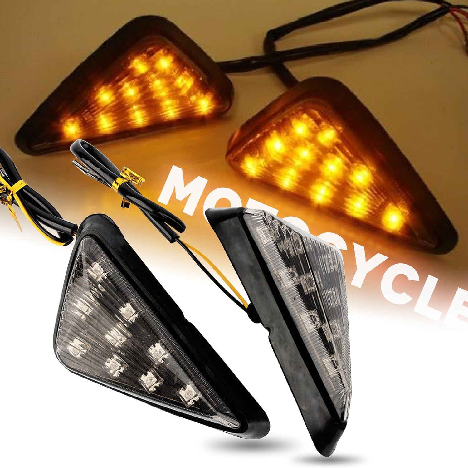 visionrabbit Flush Mount LED Turn Signal Light Indicator For Yamaha CBR ...