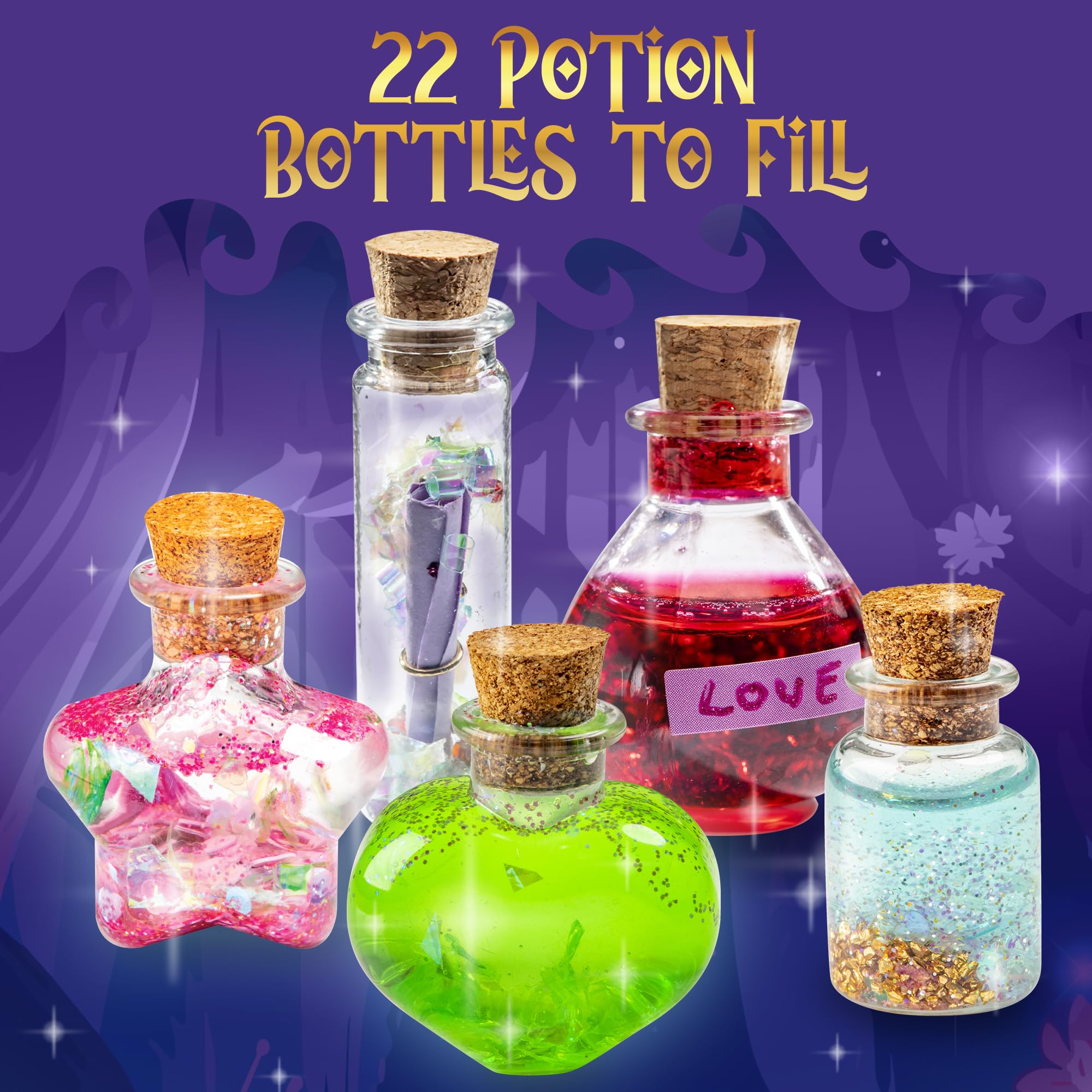 Snapklik.com : GirlZone Fairy Potions Wishing Craft Set, Kids Potion ...