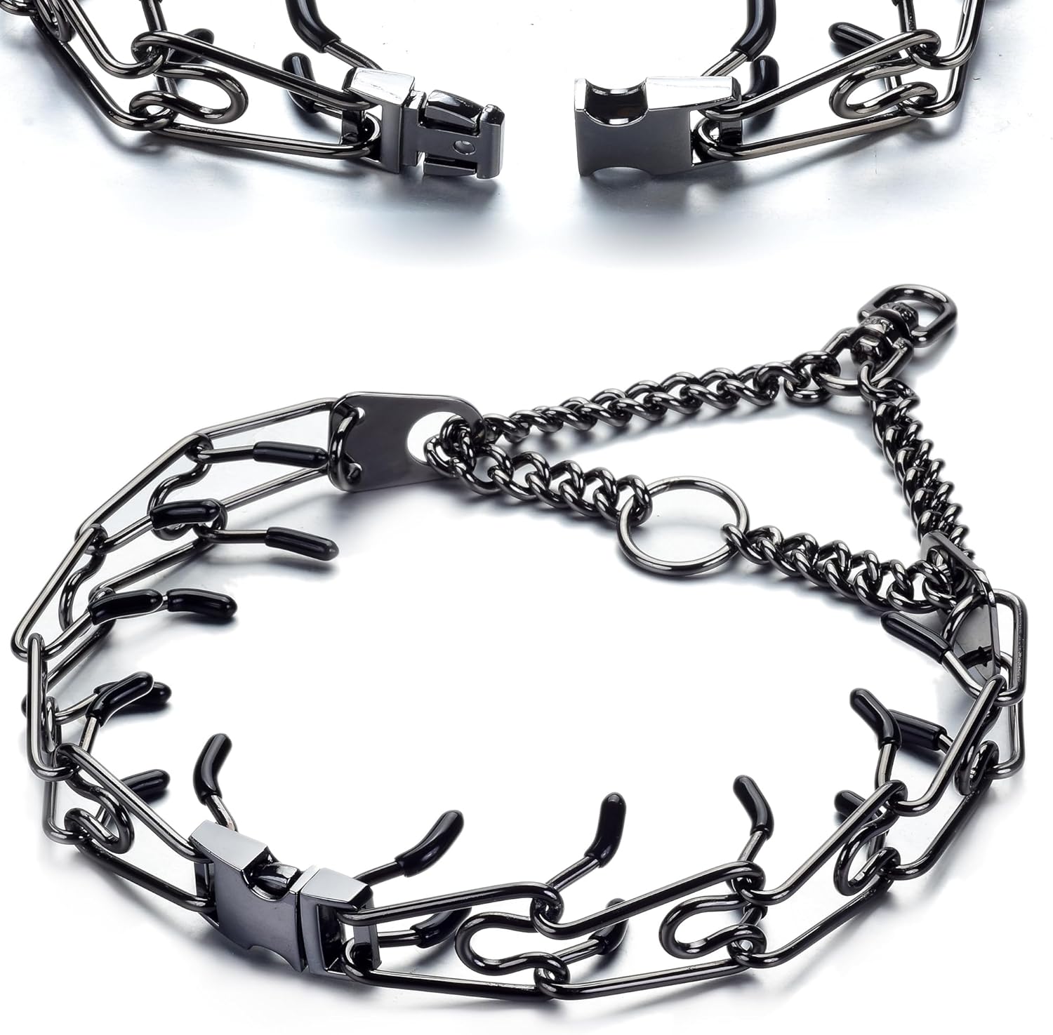 Amazon.com : Dog Chain Collar with Design Quick Release Secure Snap ...