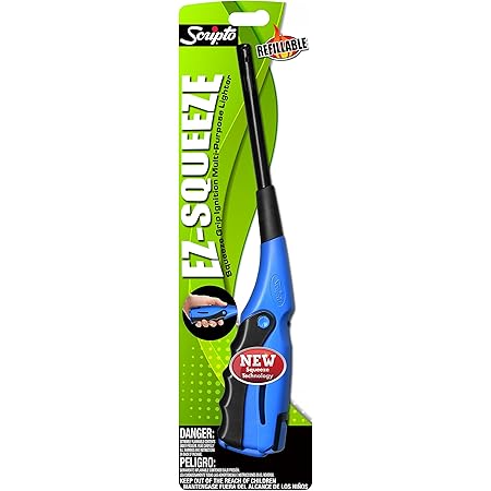 Amazon.com: Scripto Ez Squeeze Torch Flame BBQ Utility Lighter : Health ...