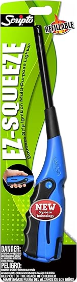 Amazon.com: Scripto EZ-Squeeze Utility Lighter, One Size : Health ...