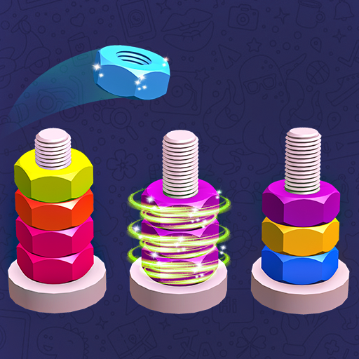 Nuts and Bolts Sort: Screw Sort Puzzle. Dive into Nut Sort 3D, the ...