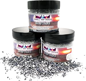 Sav'age - Premium Scented Simmering Rocks - Salt Sizzlers, Wax Melts ...