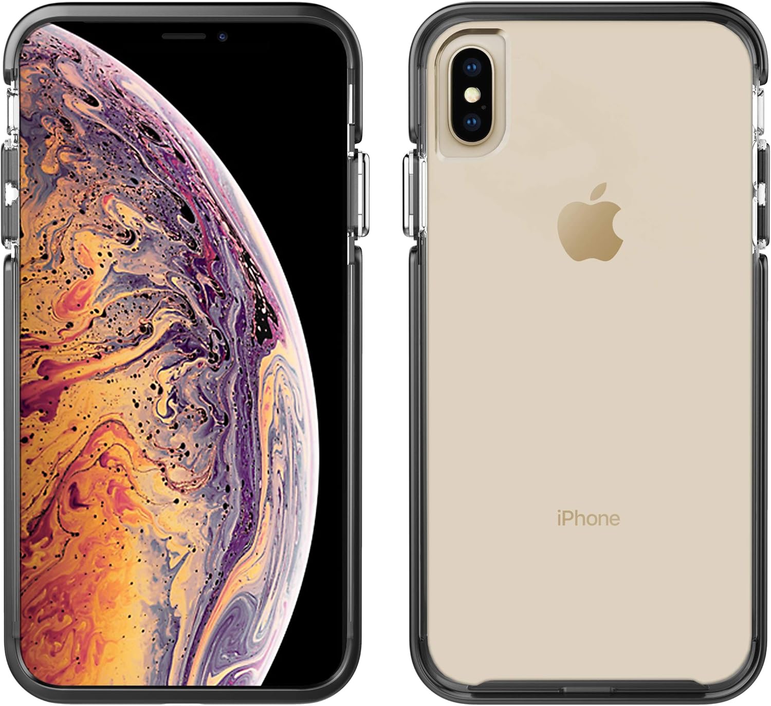 Amazon.com: Pelican Ambassador iPhone XS Max Case (Clear/Black with ...