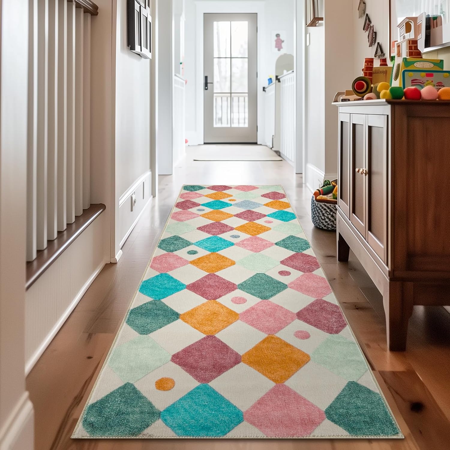 Amazon.com: jinchan Runner Rug 2x5 Kids Rugs Hallway Rug Washable Rug ...