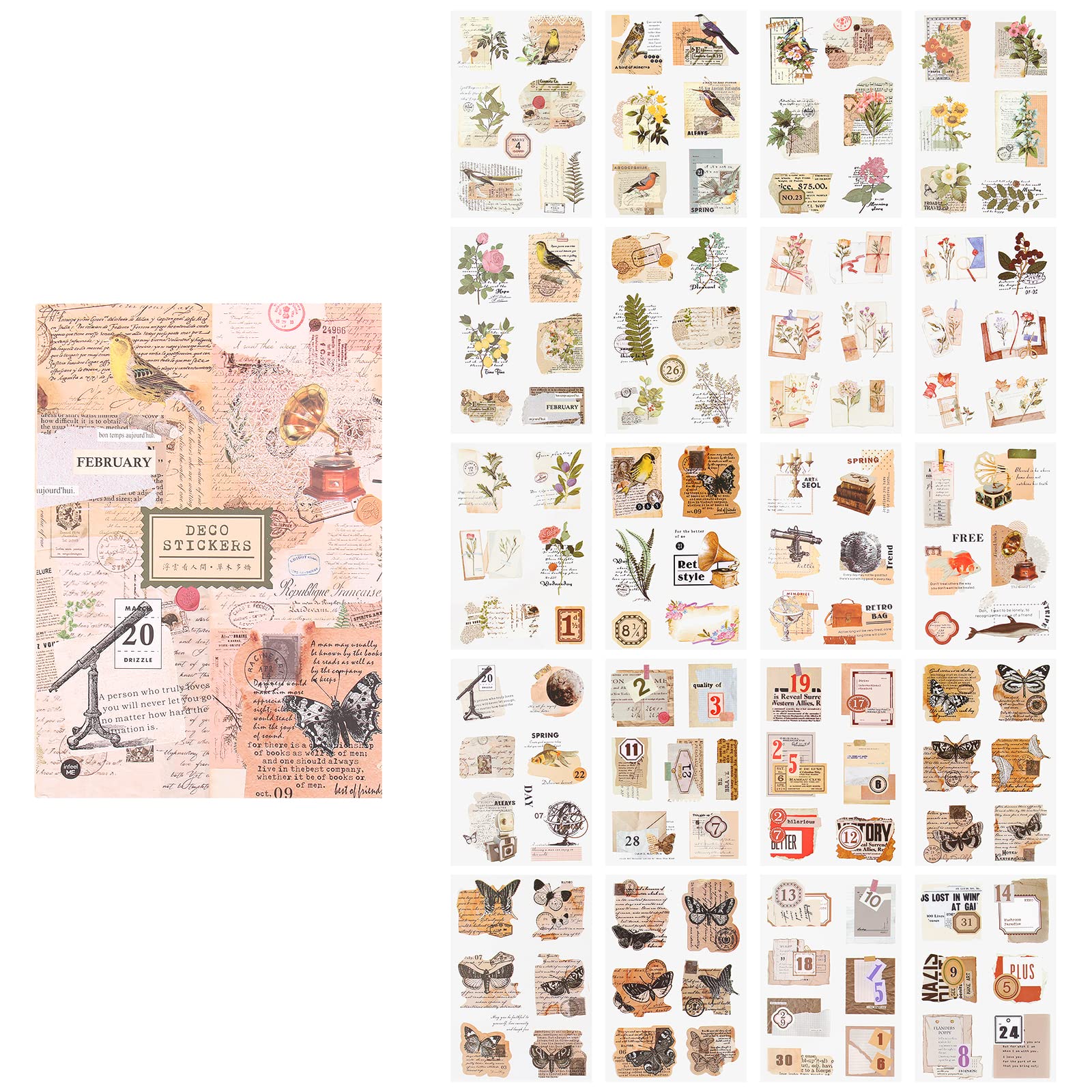 Transparent Collage Stickers