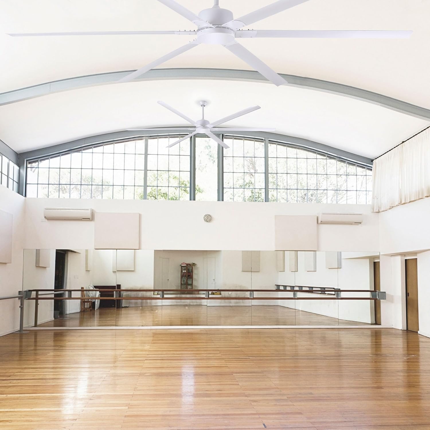 Canarm CP120WH CP120 FANBOS 55.12" 6 Blade Indoor Ceiling Fan with ...