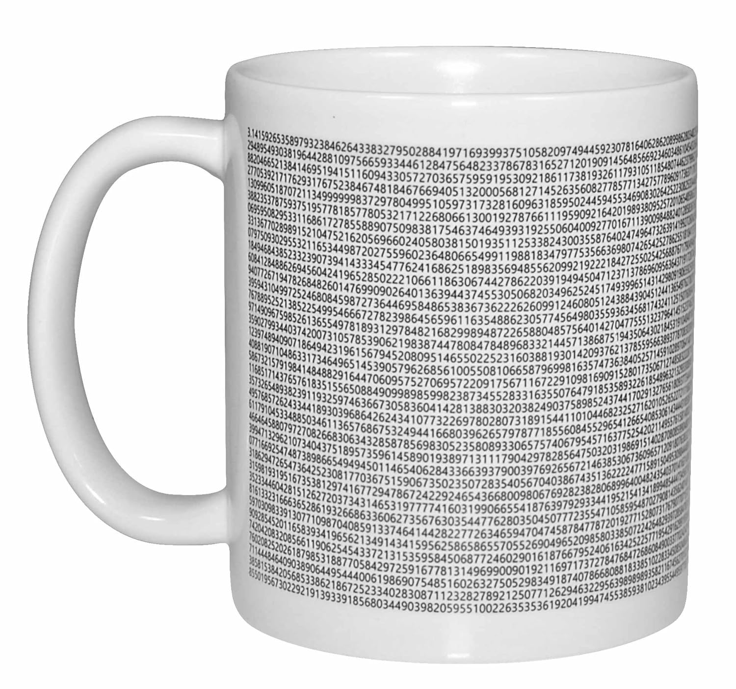 Amazon.com: Value of Pi Math Coffee or Tea Mug : Home & Kitchen