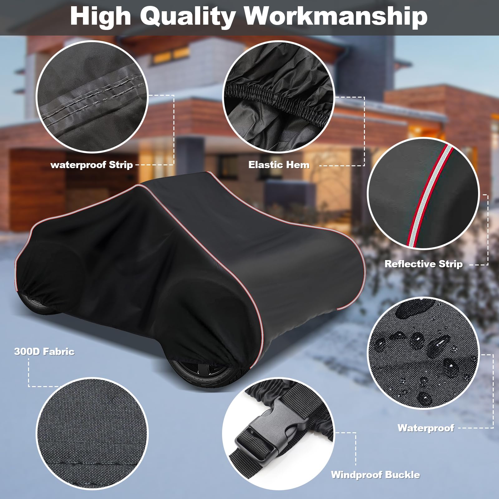 Snapklik.com : XYZCTEM Premium Ryker Cover Waterproof Upgraded UV ...