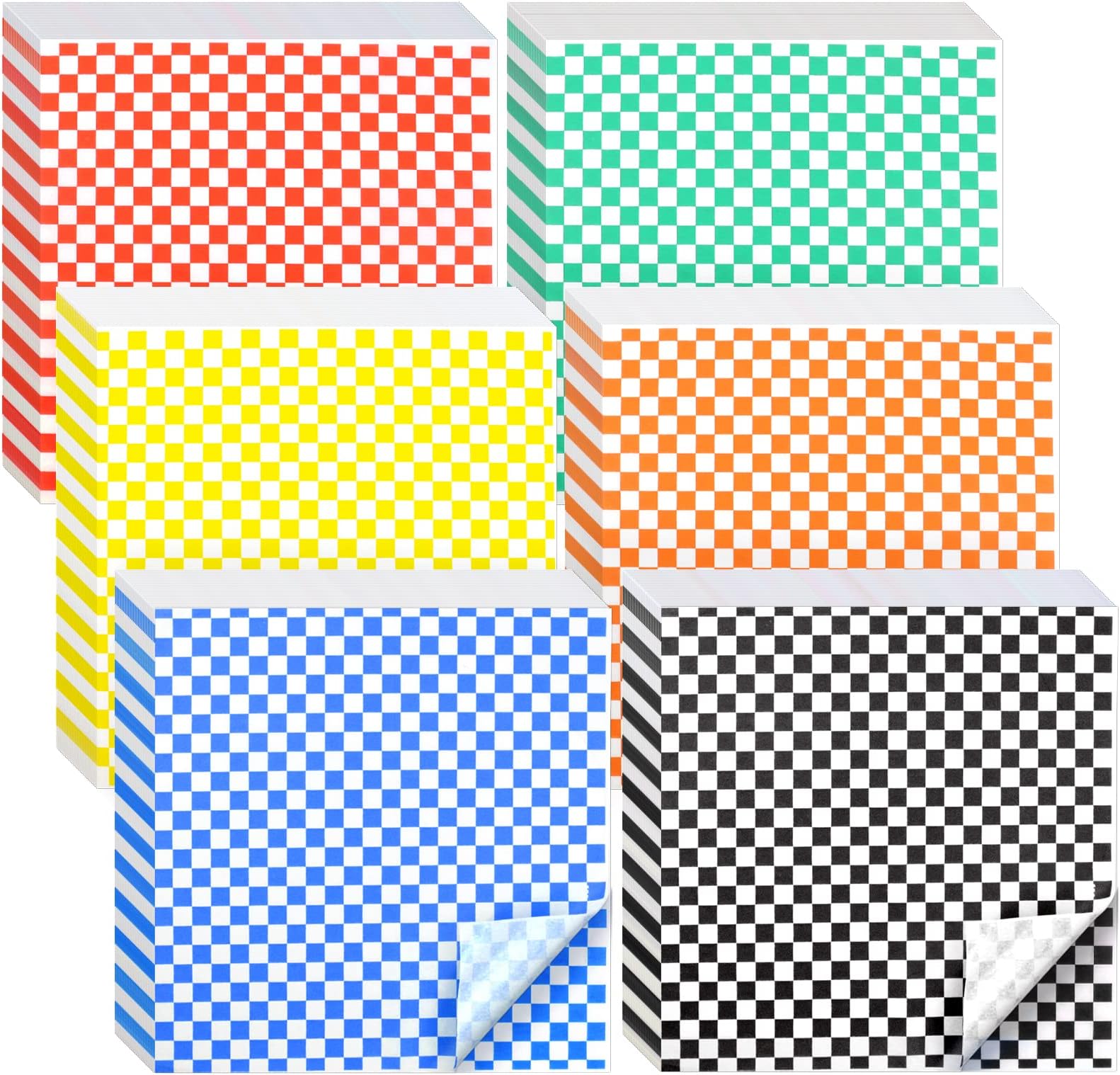 Amazon.com: Variety Pack Check Sandwich Paper Wrap 12 x 12 inch Deli ...