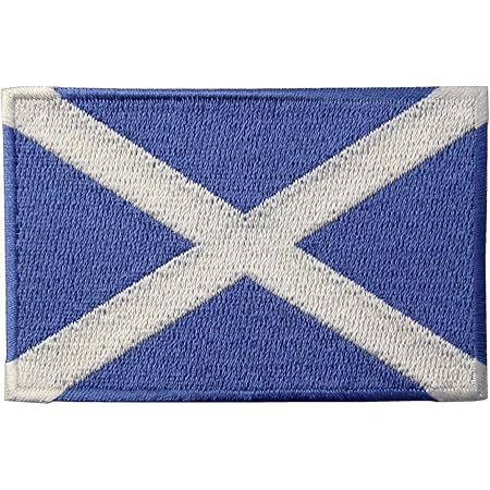 Scotland National Country Flag Patch Iron On Patch Sew On Embroidery ...