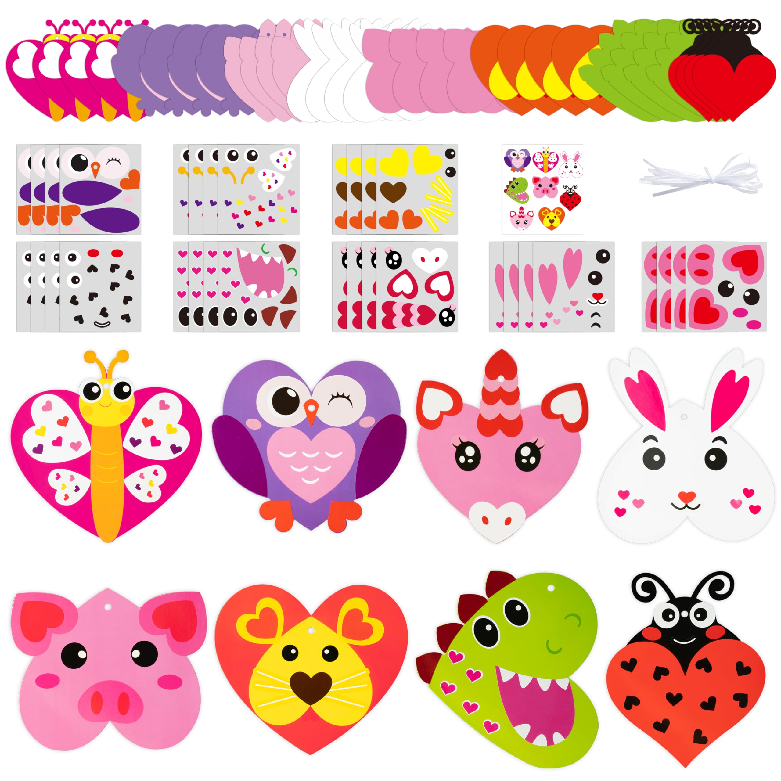 Animals From Paper Hearts