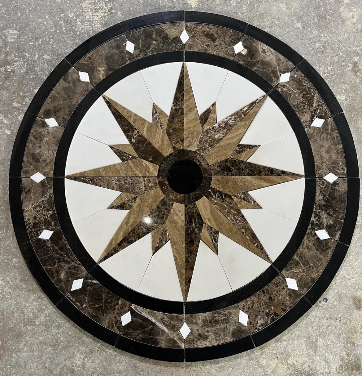 Travertine Floor Medallion For Entry Entry Floor Marble Medallion