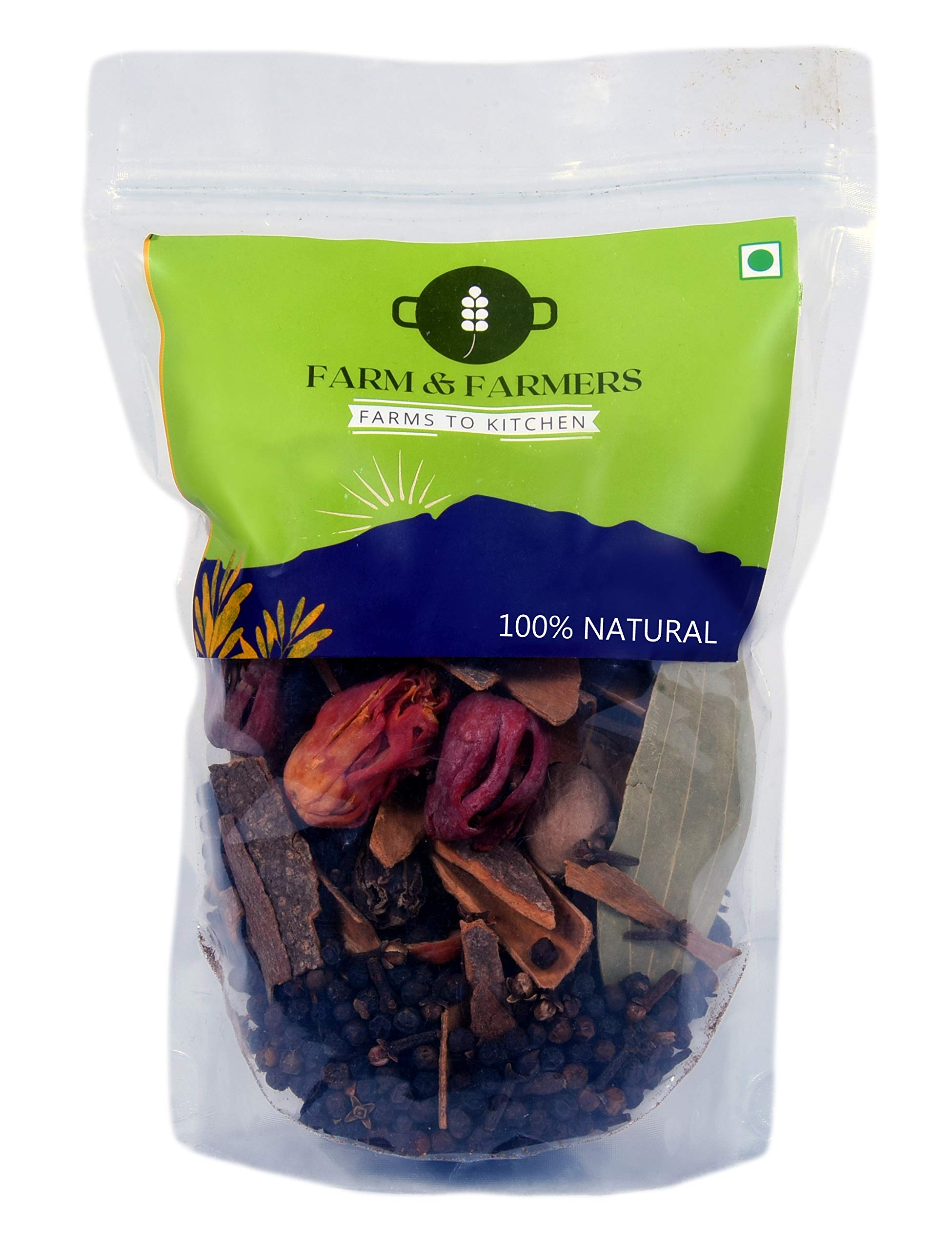 Farm & Farmers Sabut Garam Masala, 250gm : Amazon.in: Grocery & Gourmet ...