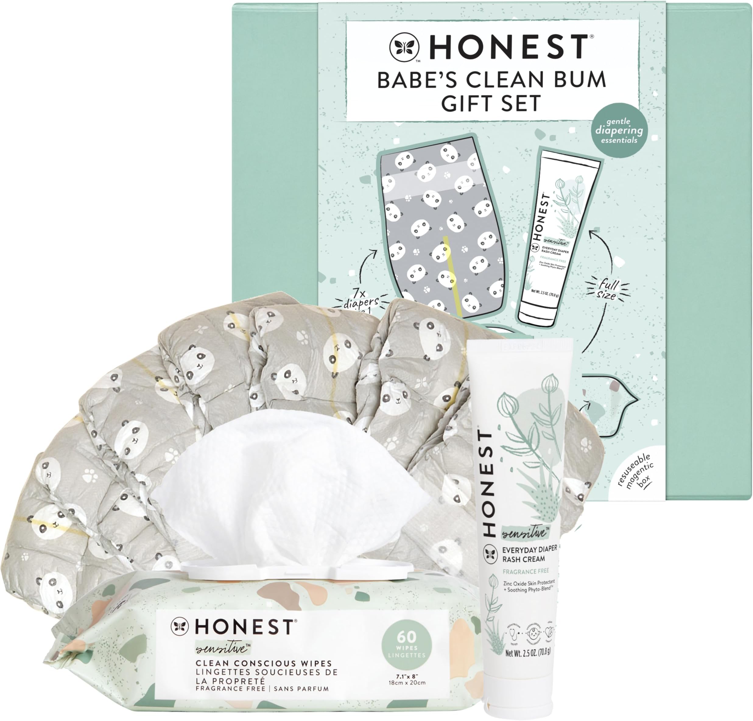 Amazon.com: The Honest Company Clean Conscious Diapers | Plant-Based ...
