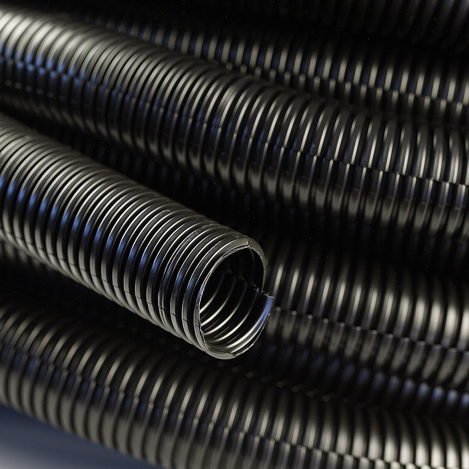 Amazon.com: MAS Split Wire Loom Conduit 20 Ft Polyethylene Tubing Car ...