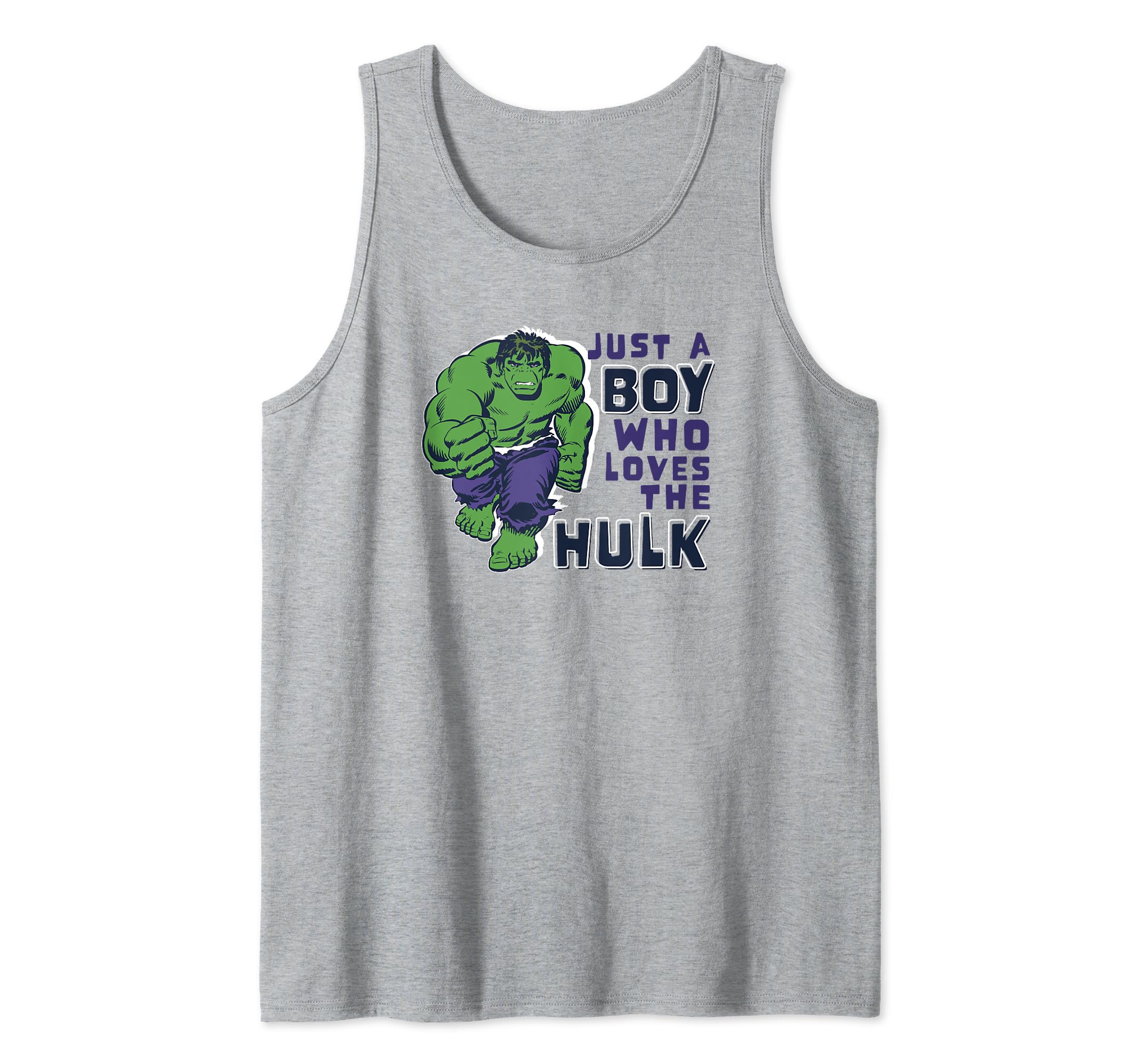 Amazon.com: Marvel Avengers Classic Just A Boy Who Loves The Hulk Tank ...