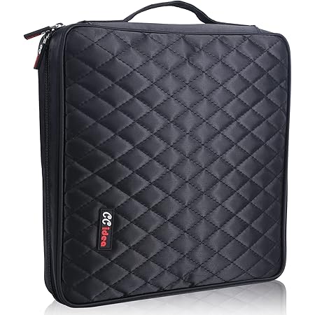 Amazon.com: CCidea 200 Capacity CD/ DVD Case Holder Portable Wallet ...