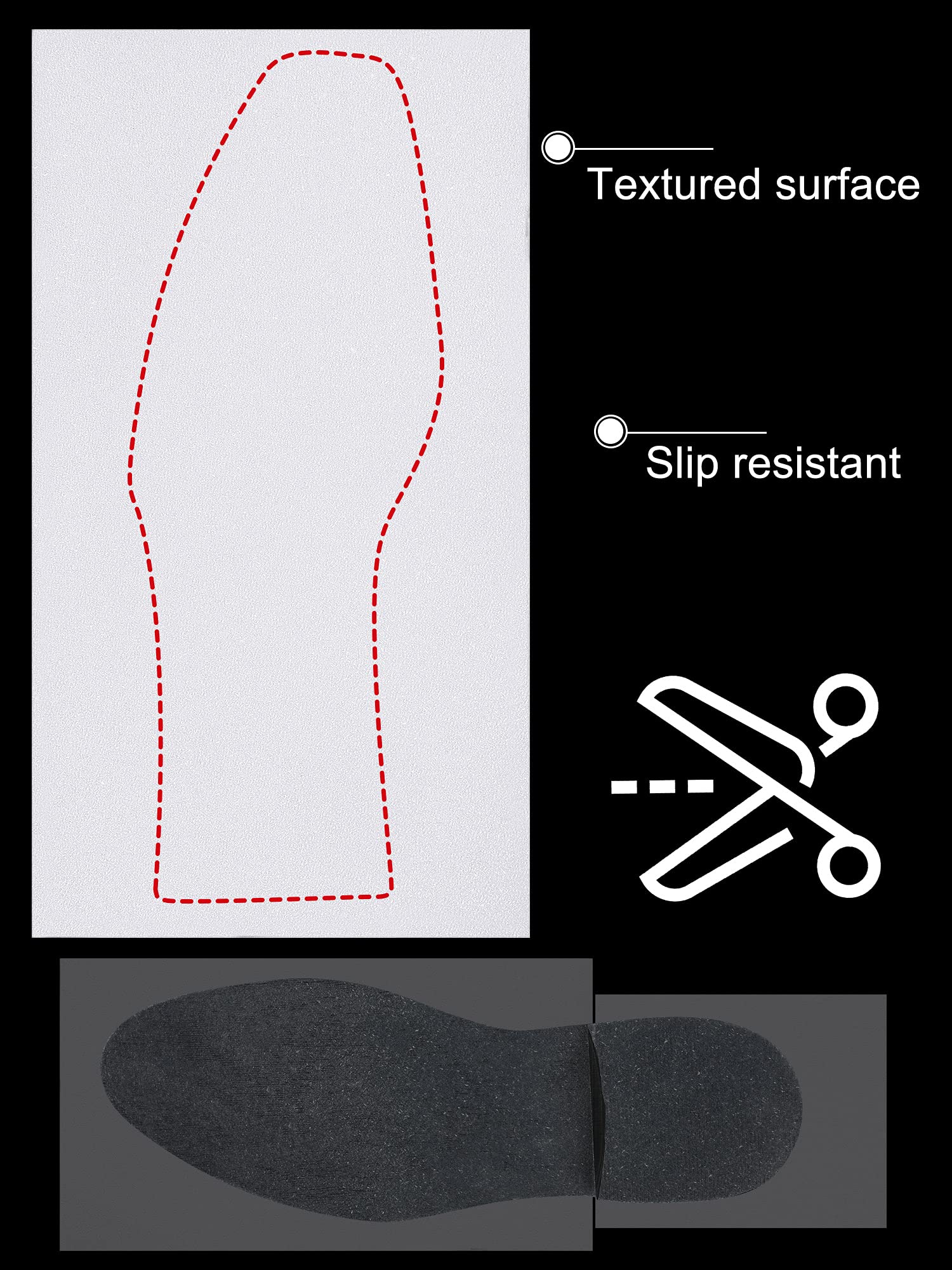 Shoe Sole Pattern Template
