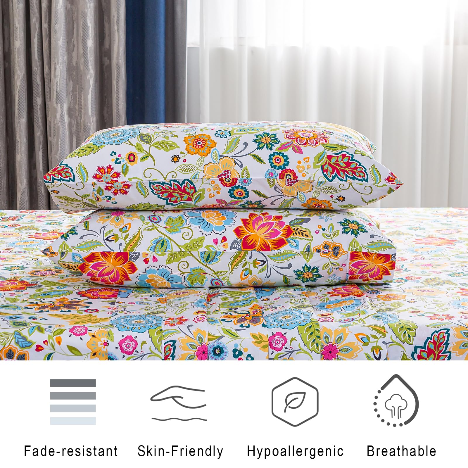 600 Thread Count Cotton Sheets King Size, 100% Long Staple Cotton ...