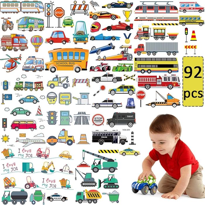Buy Vehicle Temporary Tattoos(92 Pcs in Large Sizes) Waterproof ...