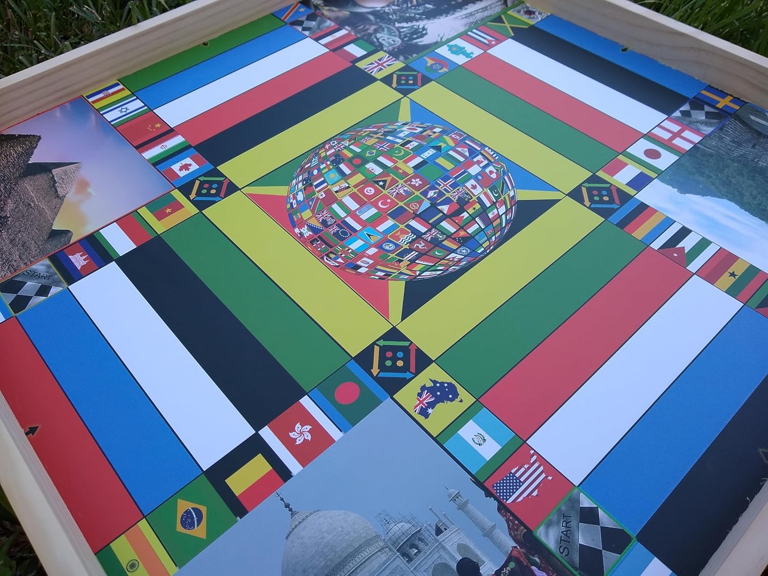 Amazon.com: Jamaican Ludo World Culture Edition | 24in x 24in Board ...