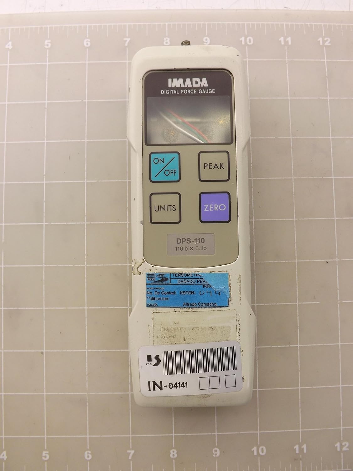 Imada DPS-110 Digital Force Gauge T47337 : Amazon.in: Industrial ...