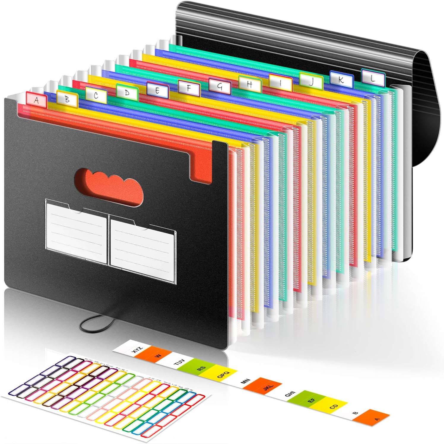 Amazon.com : SortRax Accordion File Organizer 12 Pockets, Monthly Bill ...