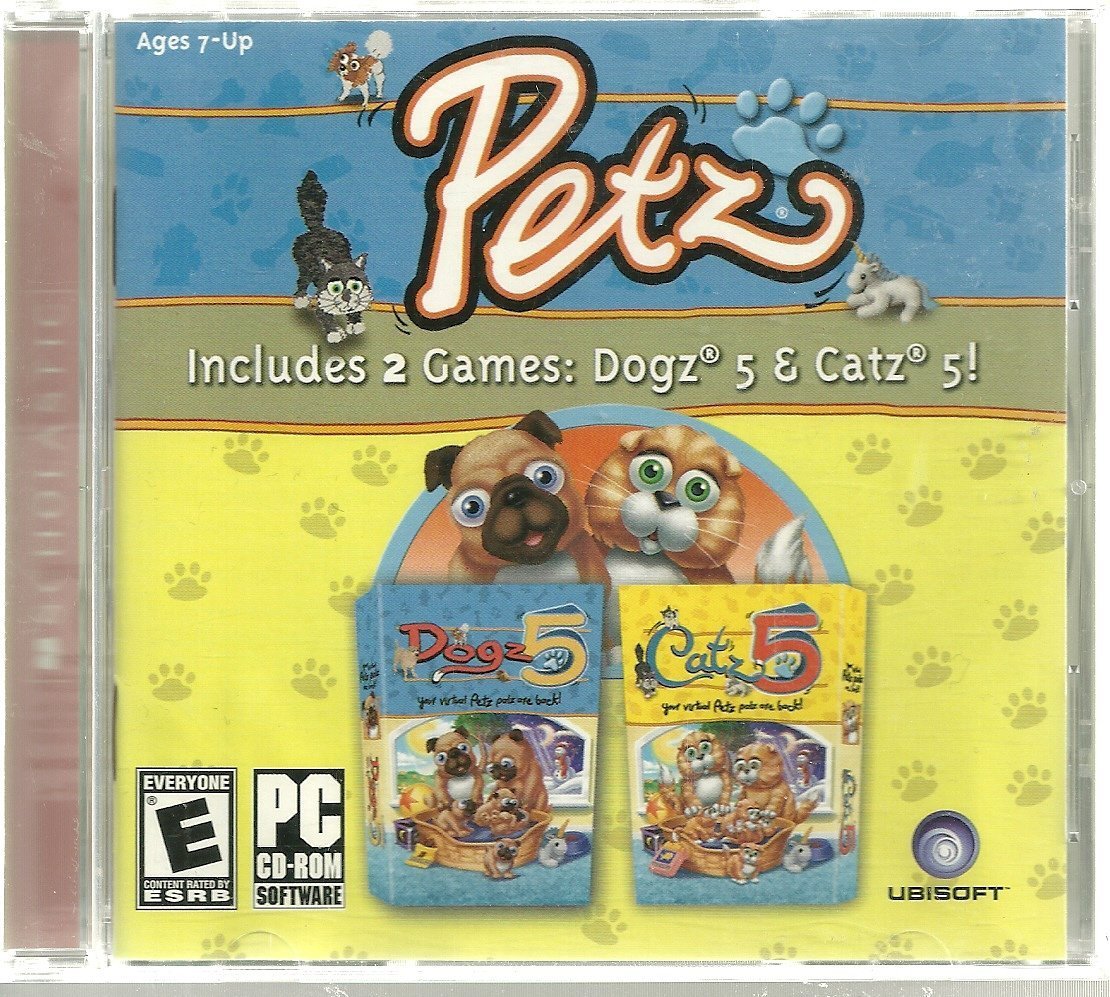 Amazon.com: Lot 2 Dogz 5 & Catz 5 Your Virtual Petz Palz Dogz5 Catz5 Pc Vista Xp Computer Game ...