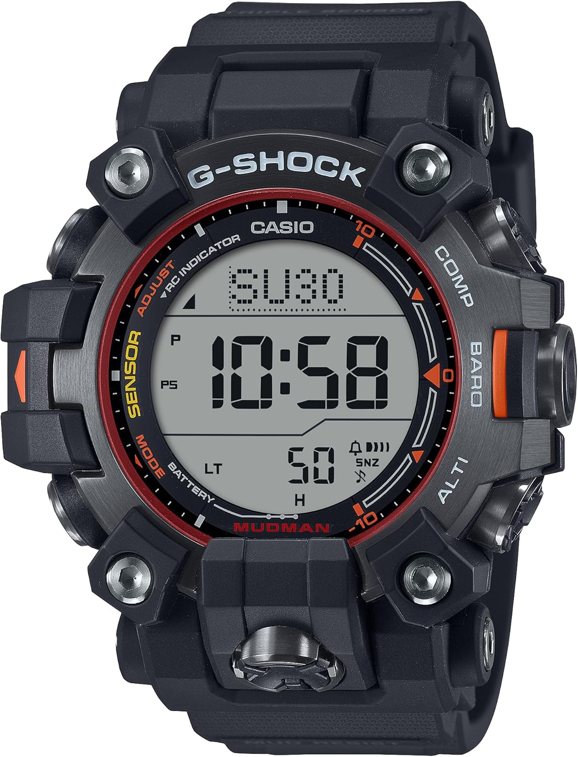 Amazon.com: Casio G-Shock Mudman Multifunction Digital Watch 56mm ...