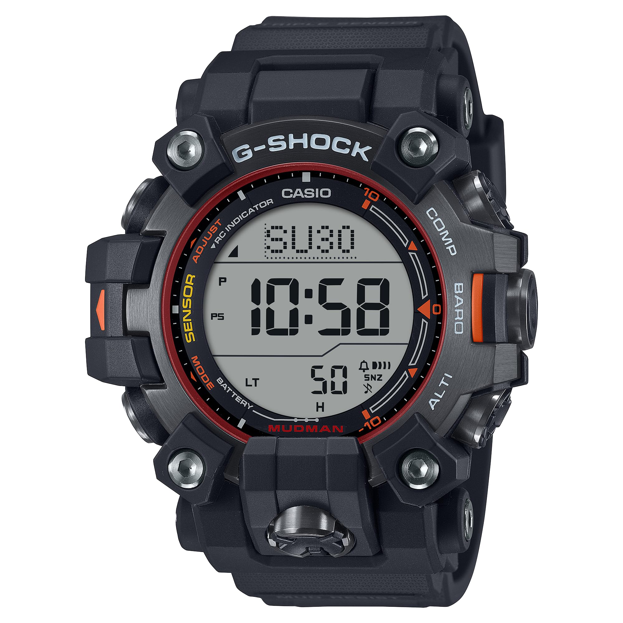 Amazon.com: Casio G-Shock Mudman Multifunction Digital Watch 56mm ...