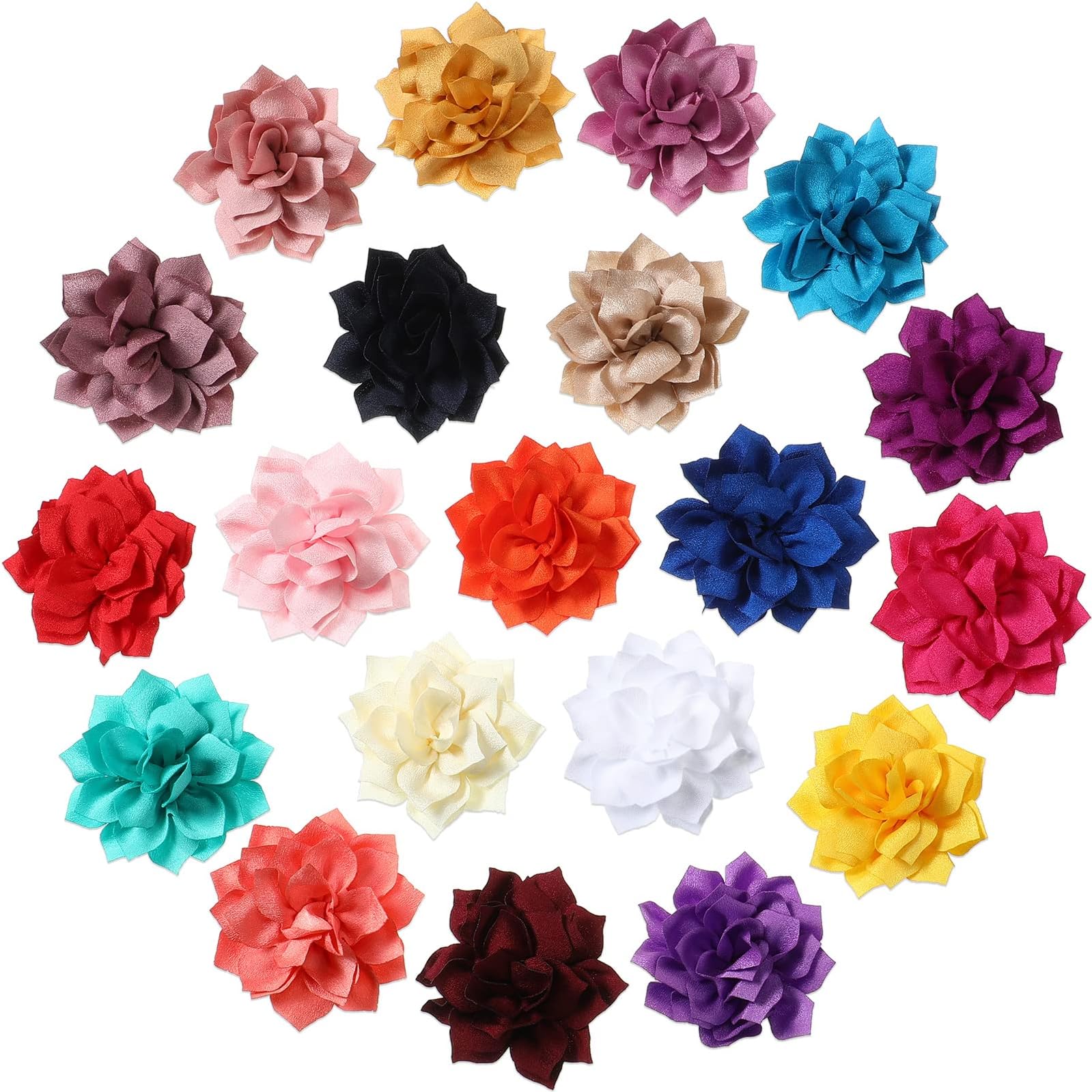 Amazon.com : 30 Pack Dog Collar Flowers Multicolored Flower Dog Collar ...