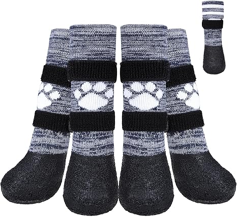 KOOLTAIL Anti Slip Dog Socks Boots, Waterproof Dog Shoes Lengthening ...