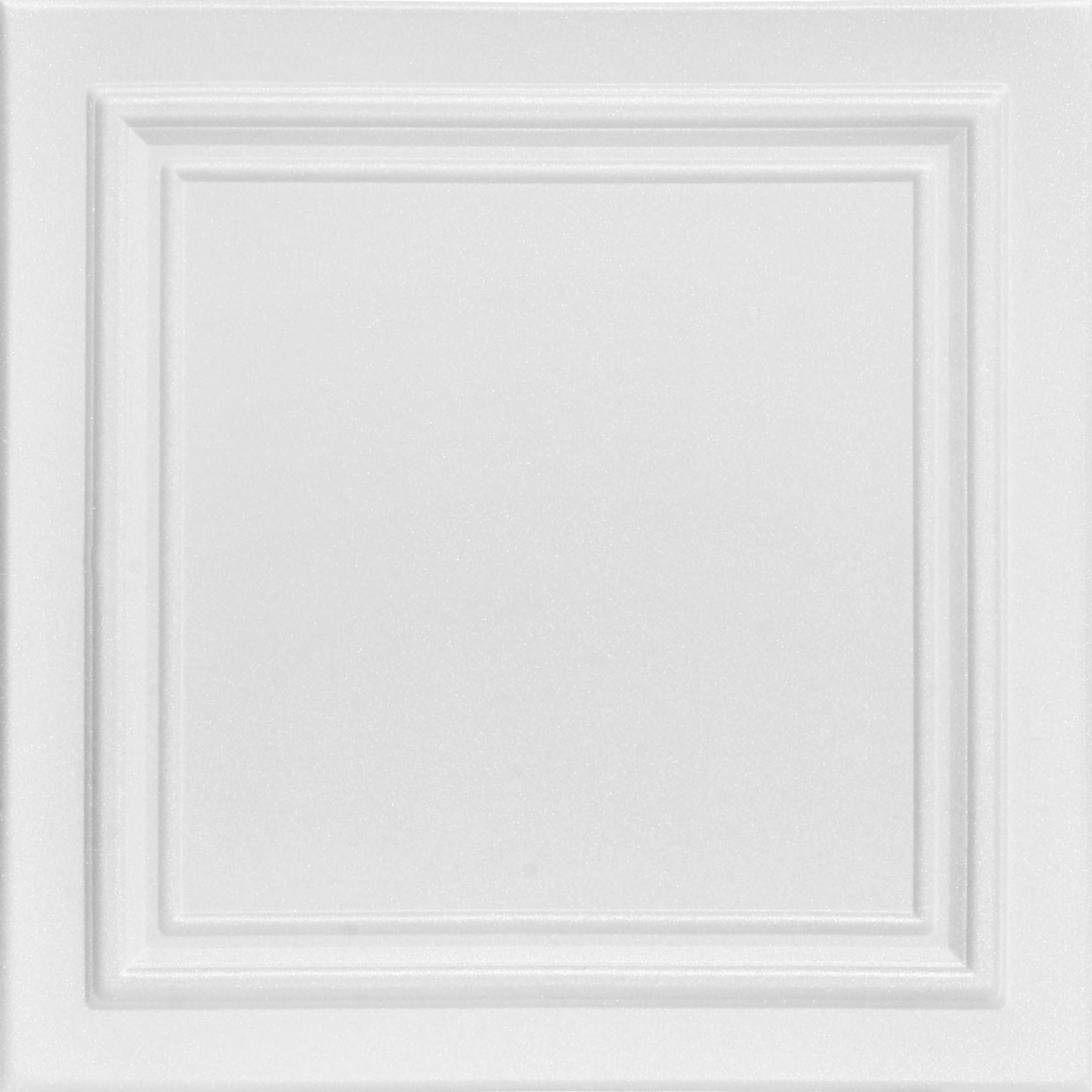 RM-24 Styrofoam Ceiling Tile to Cover Popcorn Ceiling. Set of 16 Easy ...