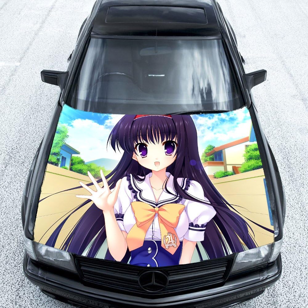 Anime Girl Japan Comics Full Color Car Decal, Anime Girl Japan Comics ...