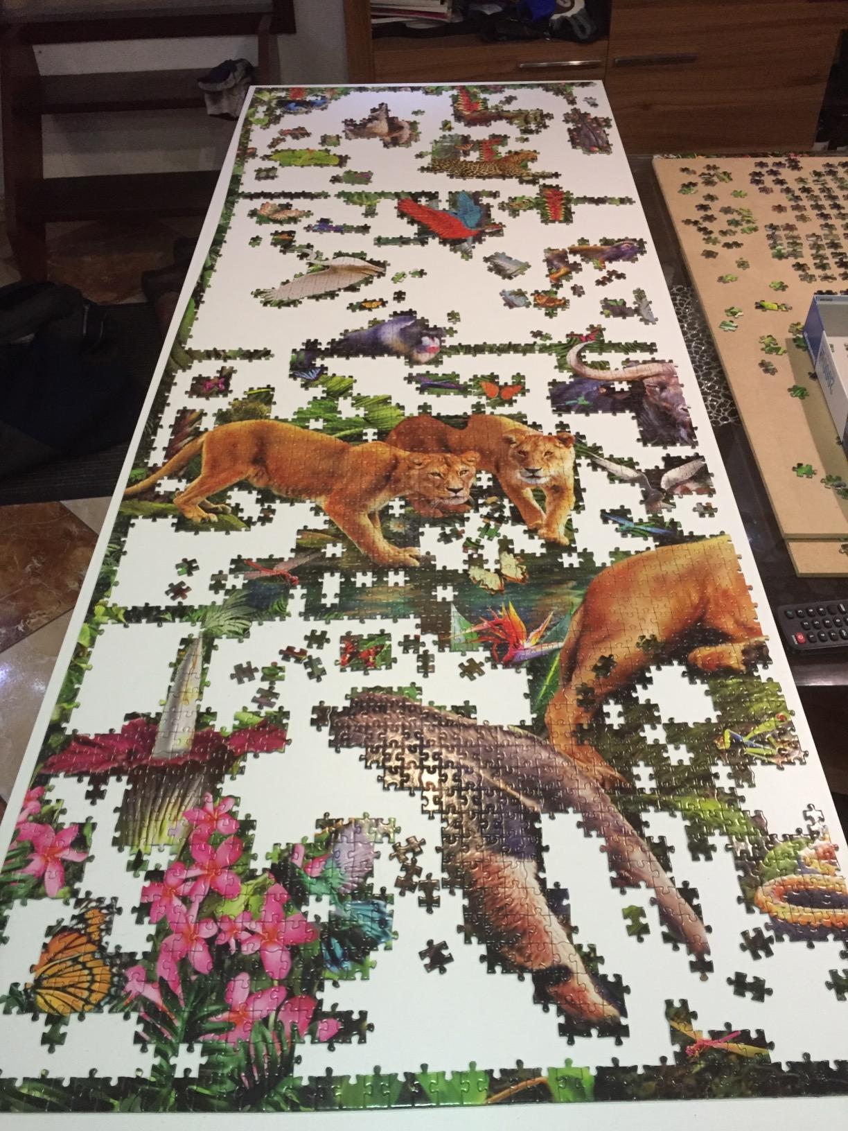 Educa - Puzzle de 33600 pièces pour adultes - Vie Sauvage. Comprend un ...