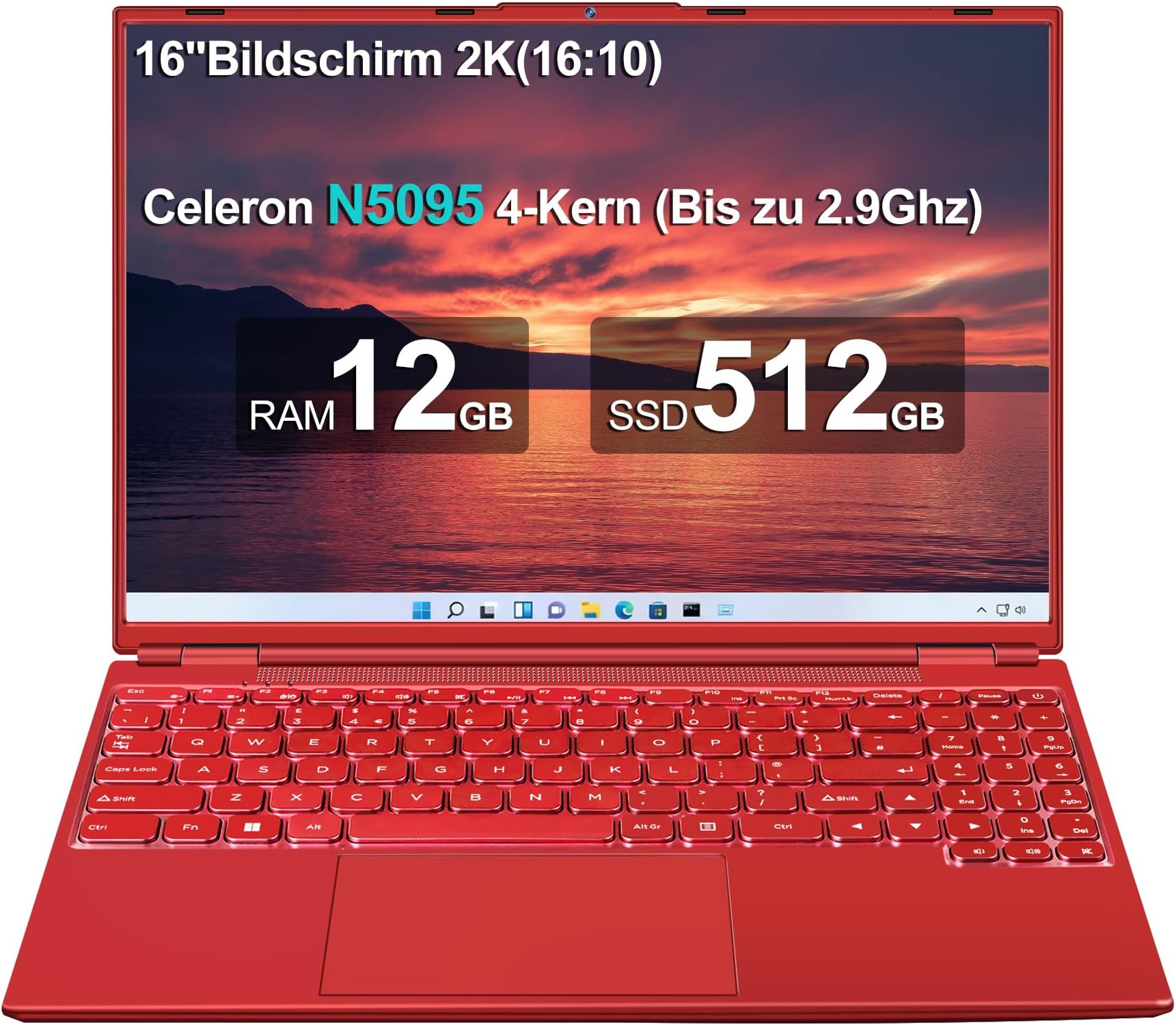 AOCWEI Laptop Celeron N4020 Up to 2.8Ghz, Laptops 14 Inch Win 11 Con 5G ...