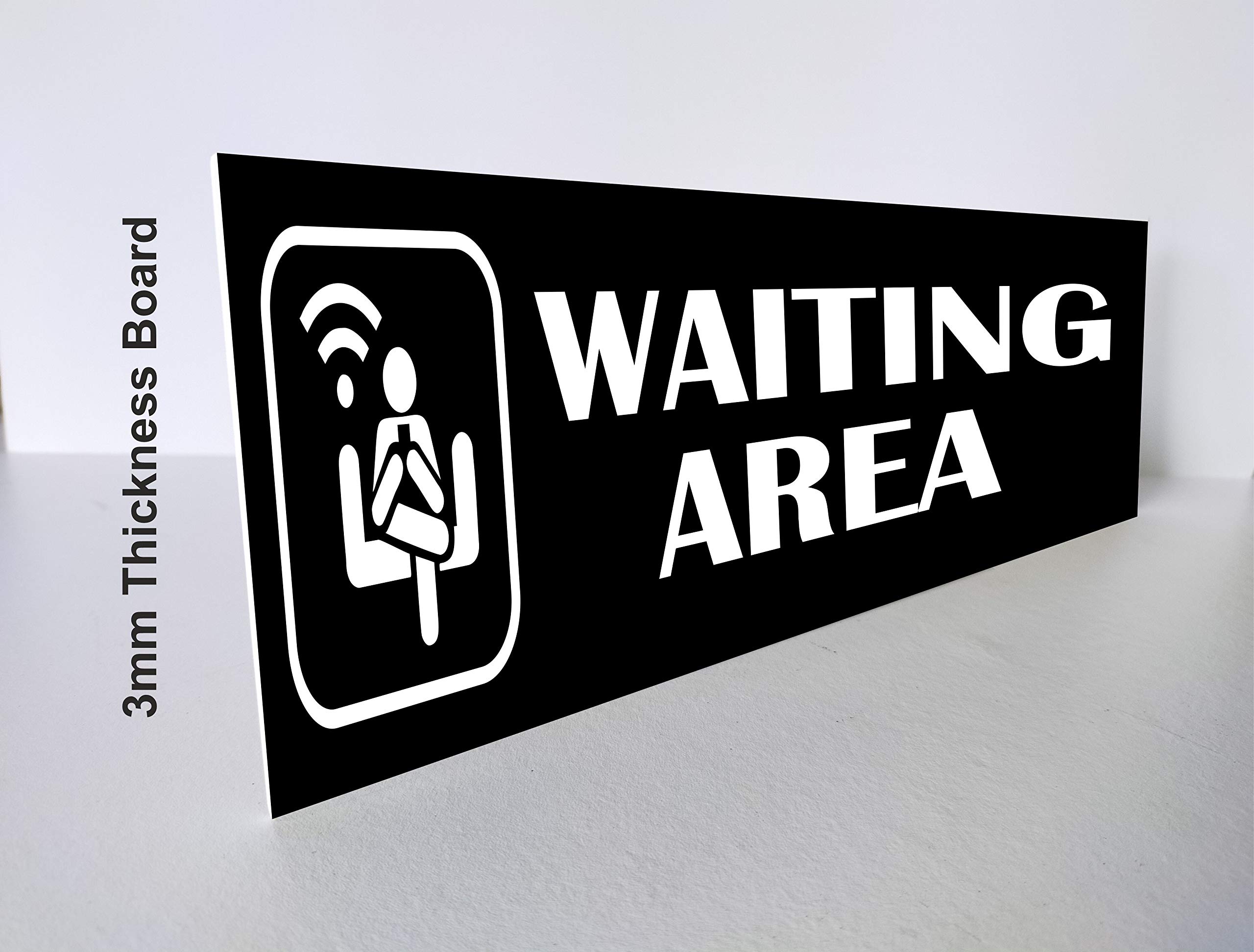 Buy SIGN EVER Waiting Area Sign Boards For Office Hospital Bank Clinic ...