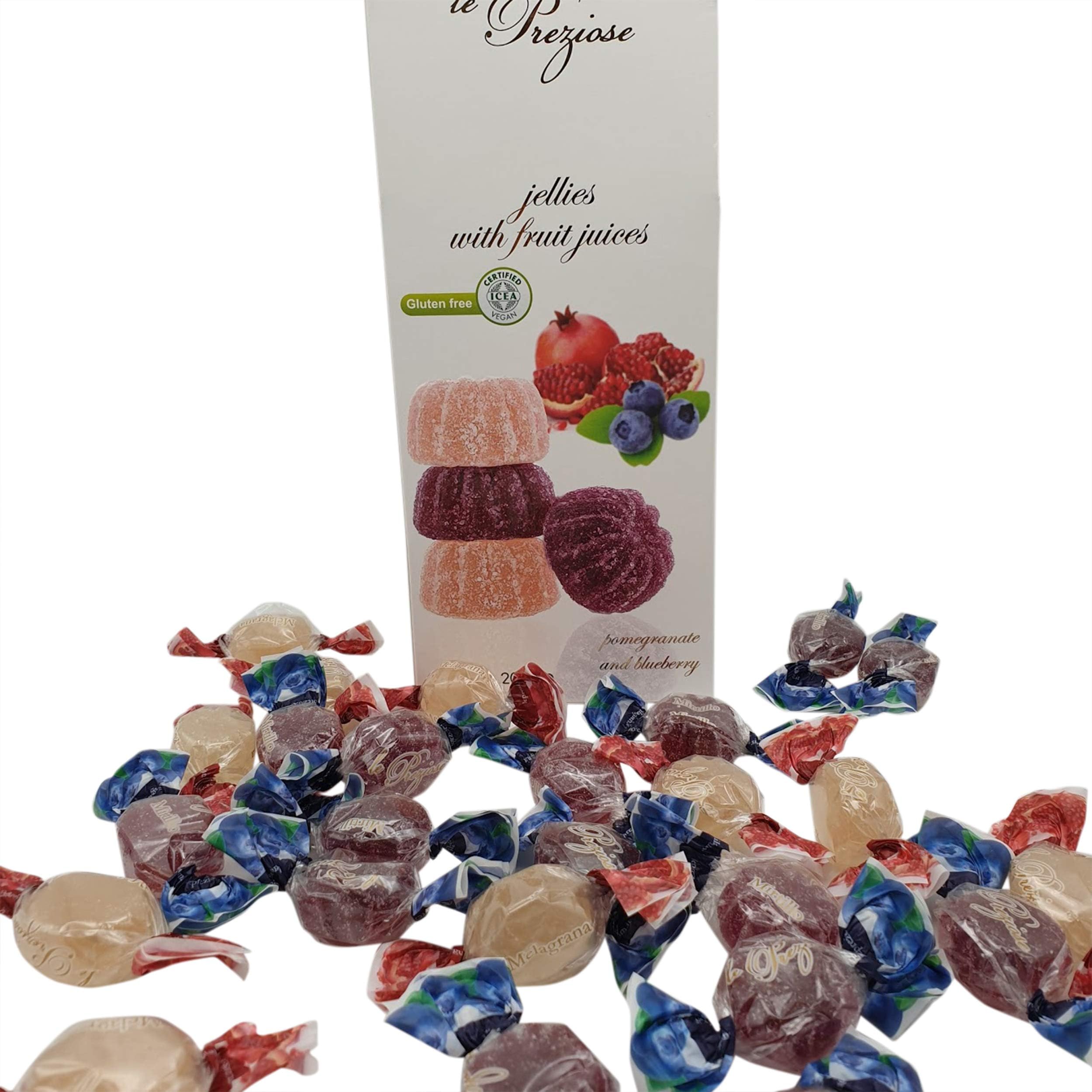 Amazon.com : Bonelle Jelly Candy - Gluten Free & Vegan - Individually ...