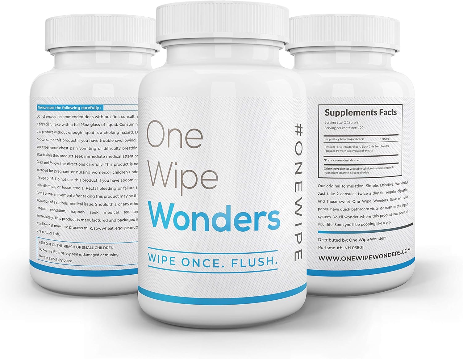 Amazon.com: The Original One Wipe Wonders - Eliminate Wiping After ...