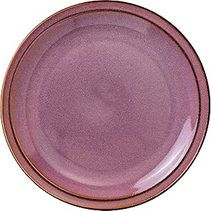 Amazon.co.jp: MINORU TOUKI 美濃焼 fontaine(フォンテーヌ) 255プレート パープル : ホーム＆キッチン
