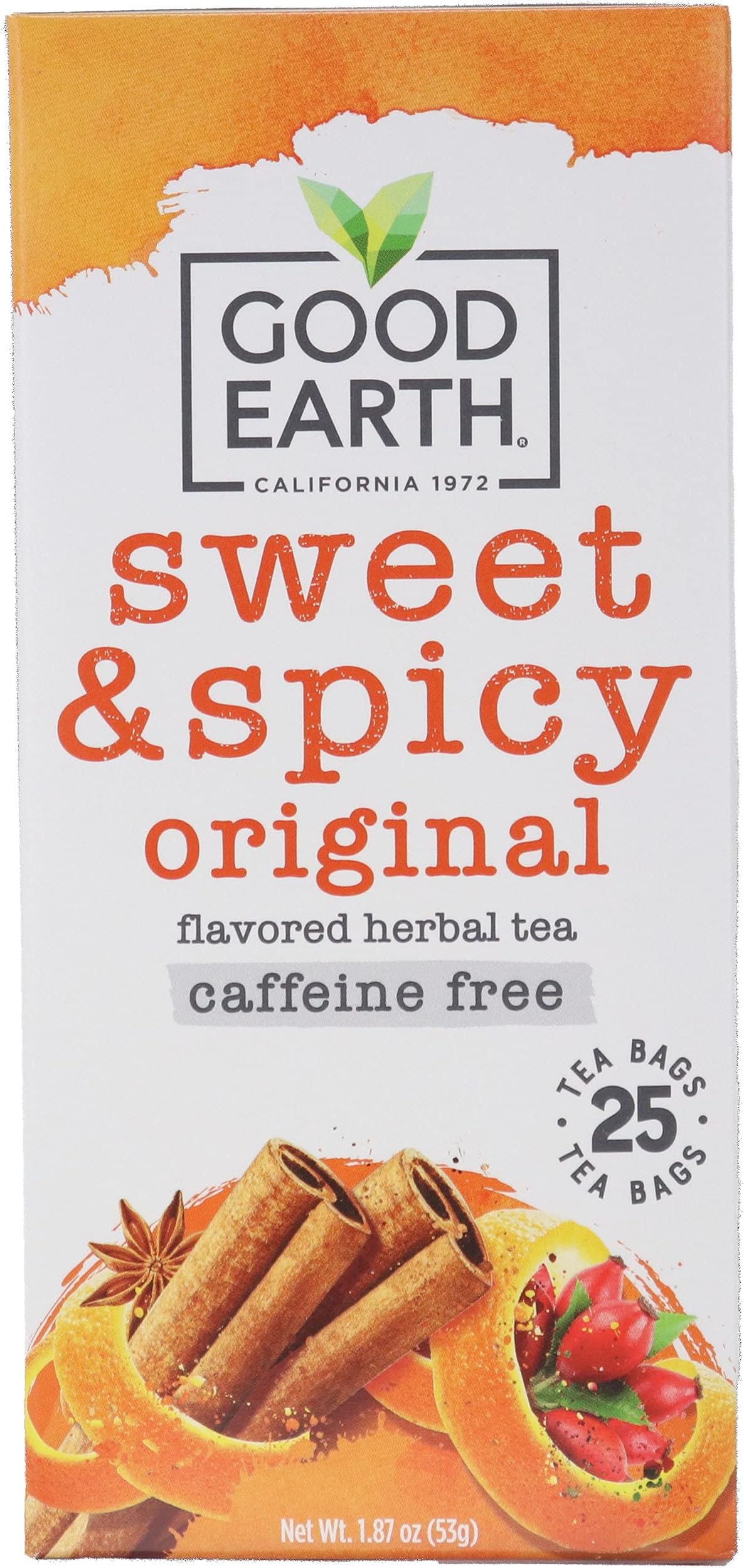 Amazon.com : Good Earth Sweet & Spicy Flavored 25 Tea Bags 4 Pack ...