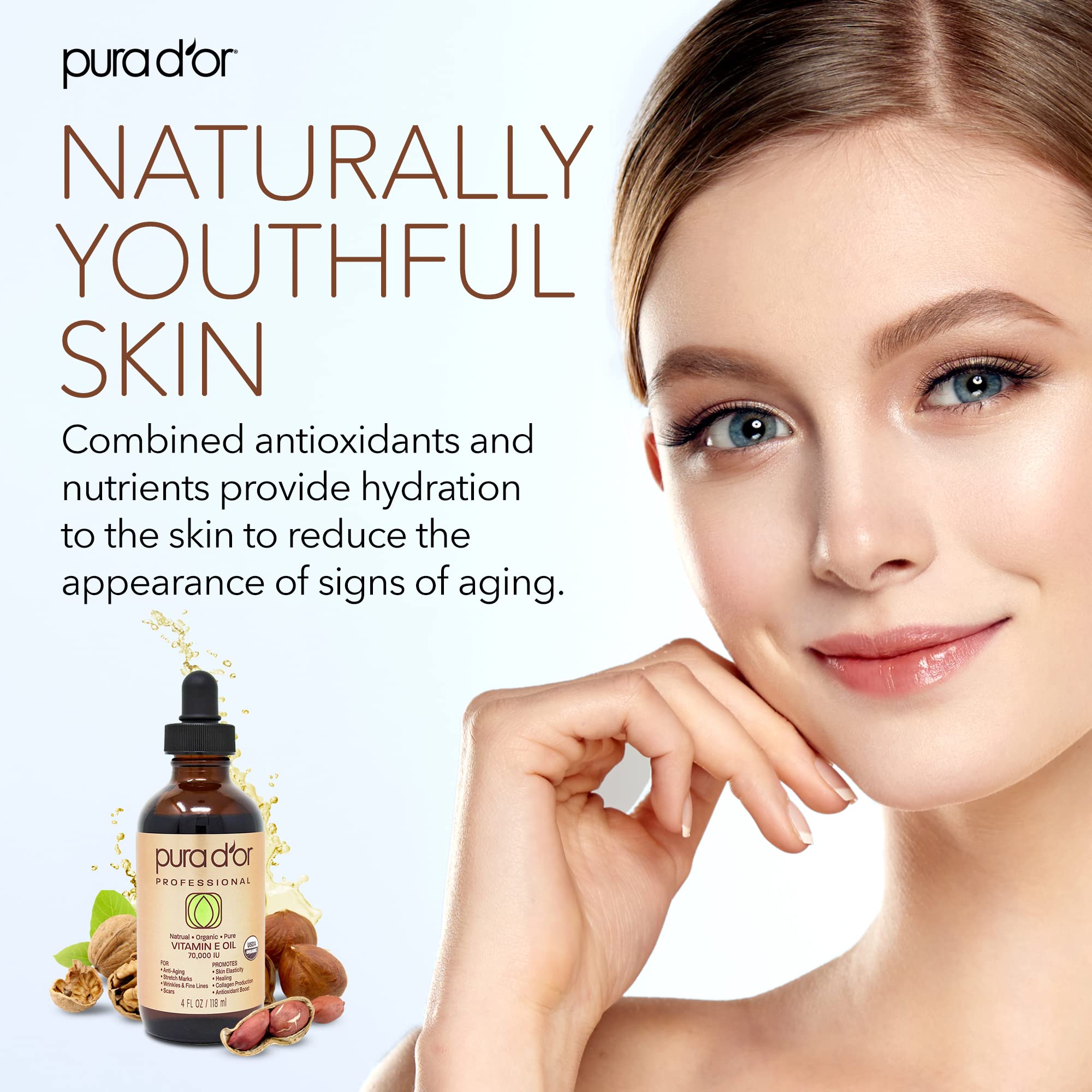 Pura Dor Organic Vitamin E Oil Blend 7114