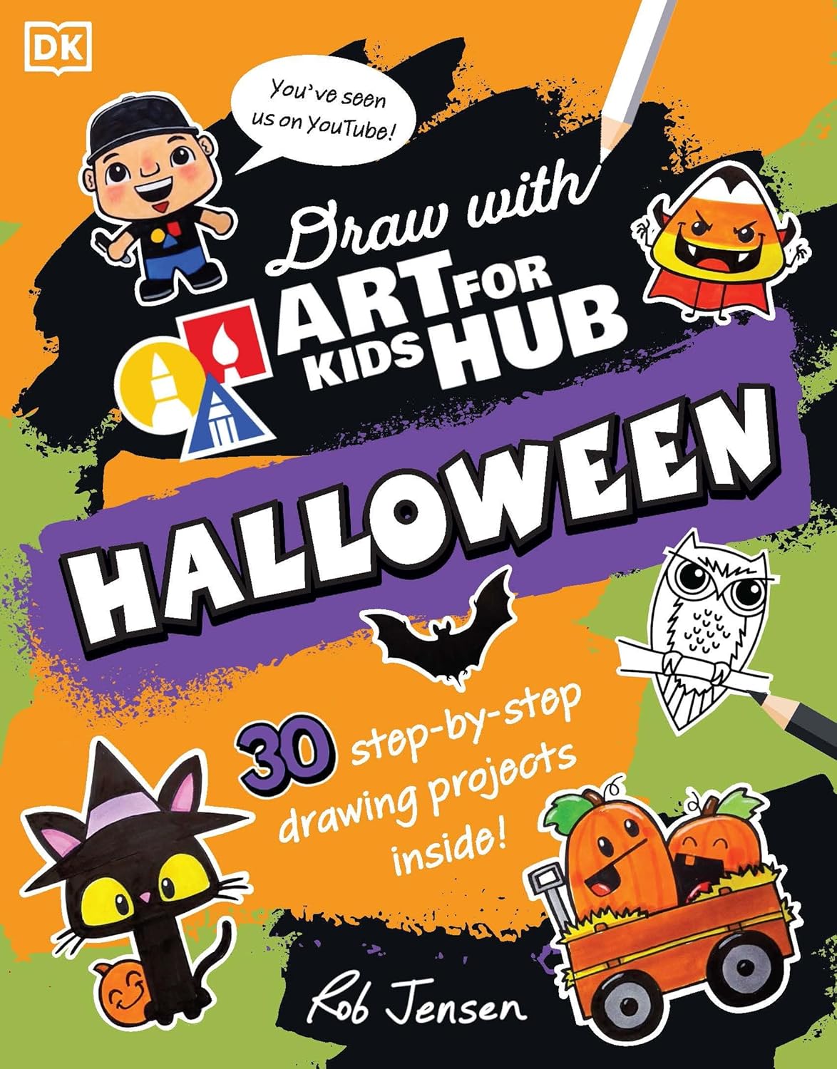 Draw with Art for Kids Hub Halloween: Art for Kids Hub, Jensen, Rob ...