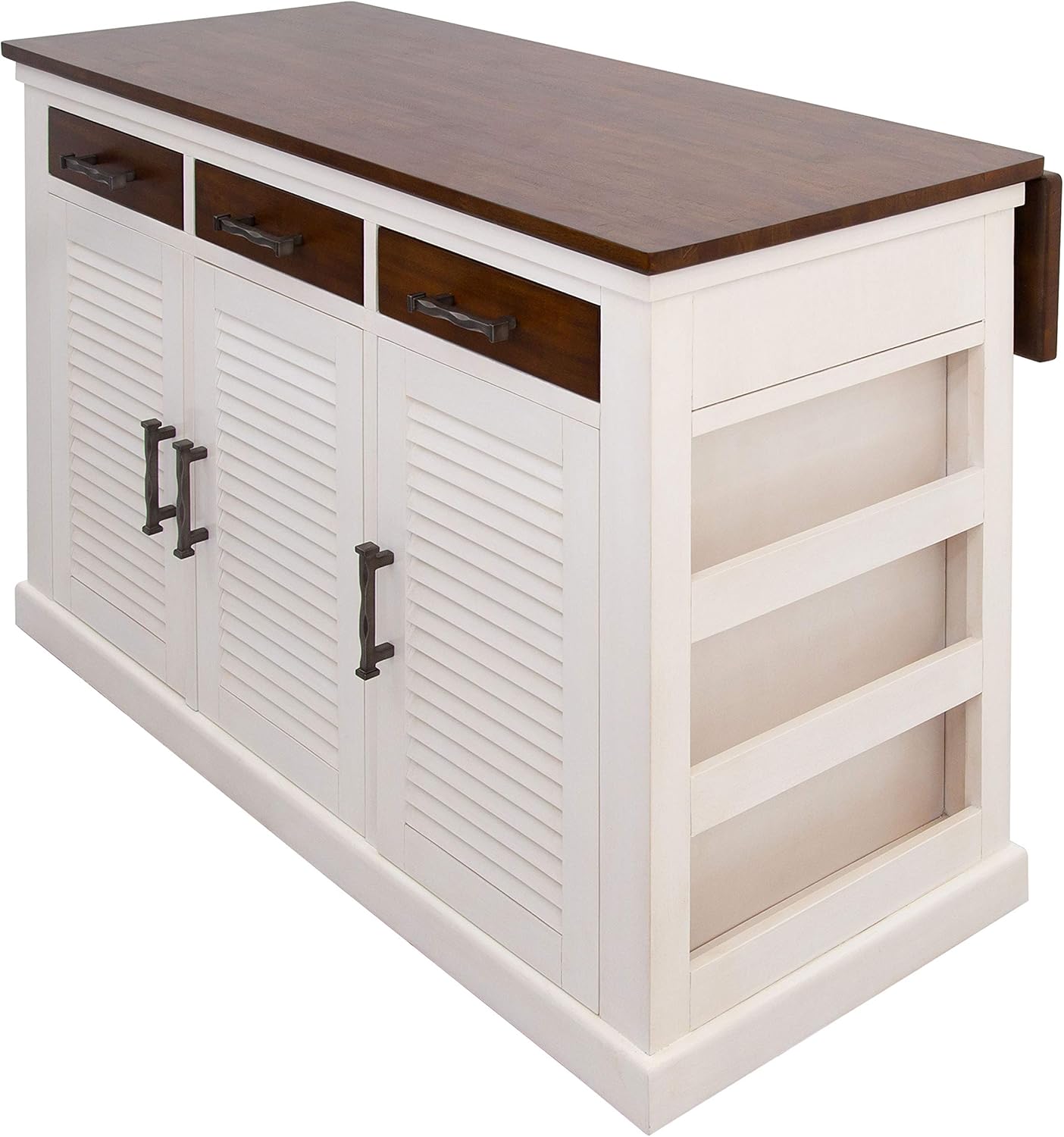 Amazon.com - Yosemite Home Decor 240100 Kitchen Island, 24 x 57 x 36 ...