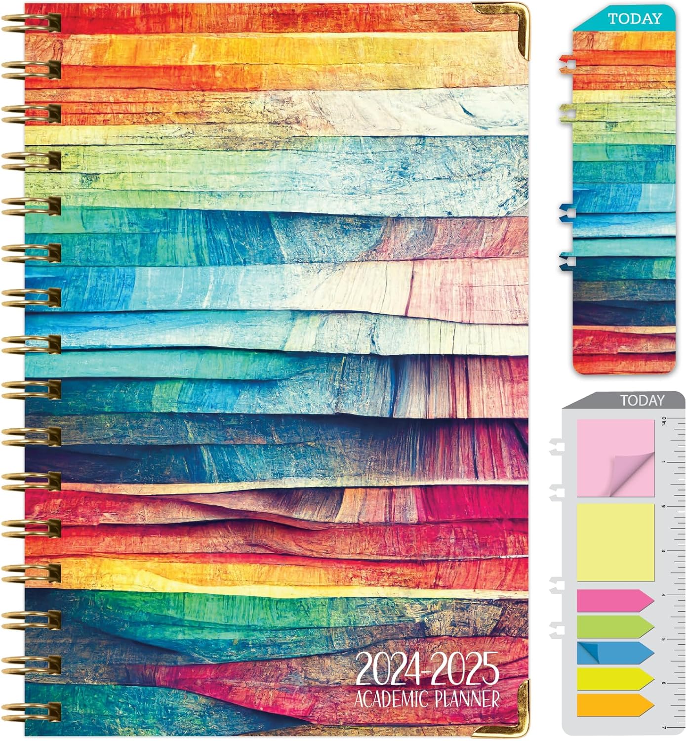 HARDCOVER Academic Year 2024-2025 Planner: (June 2024 Through July 2025 ...