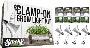 Amazon.com : Miracle LED SmokePhonics Clamp-On LED Grow Light Kit with ...