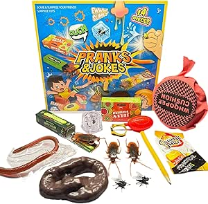 Amazon.com: Prank Kits for Kids | 14Pcs Funny Prank Stuff | Ultimate ...